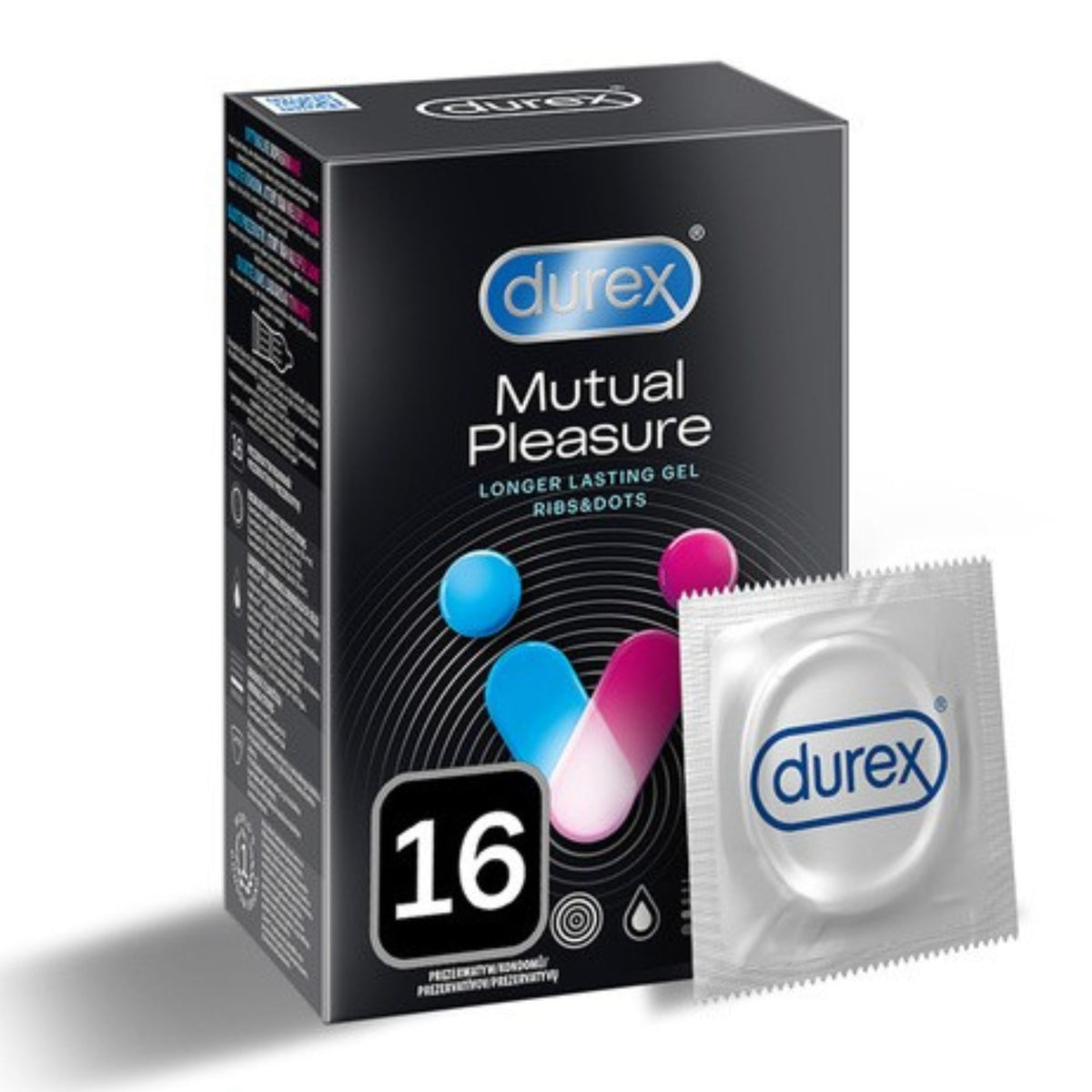Durex Mutual Pleasure Condoms Box of 16 ️ WorldCondoms