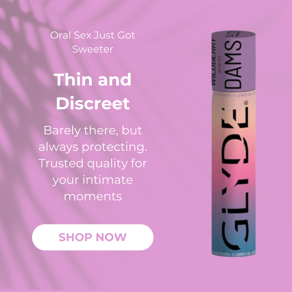 Sheer Glyde Dams Wild ️ WorldCondoms